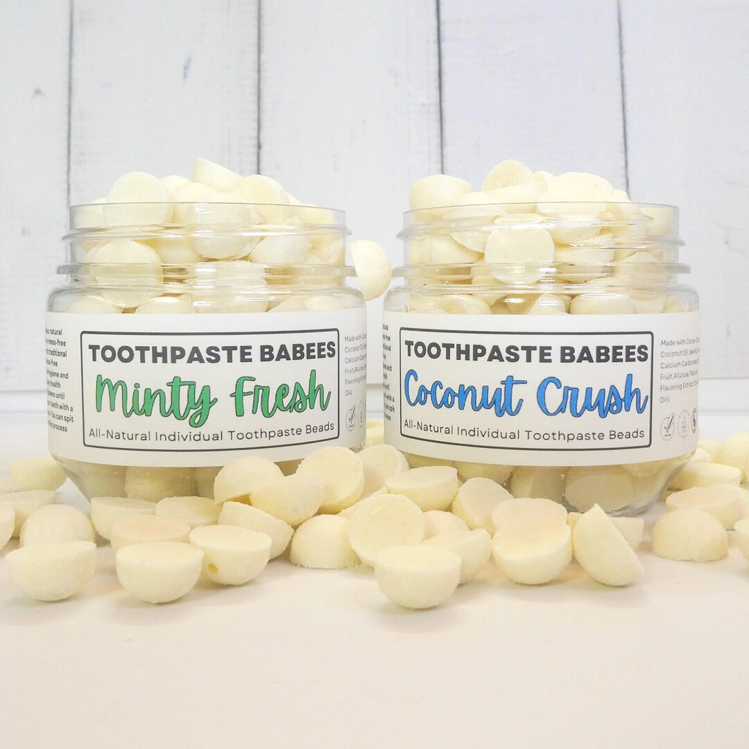 All-natural Toothpaste Babees - Individual Toothpaste Beads - Etsy