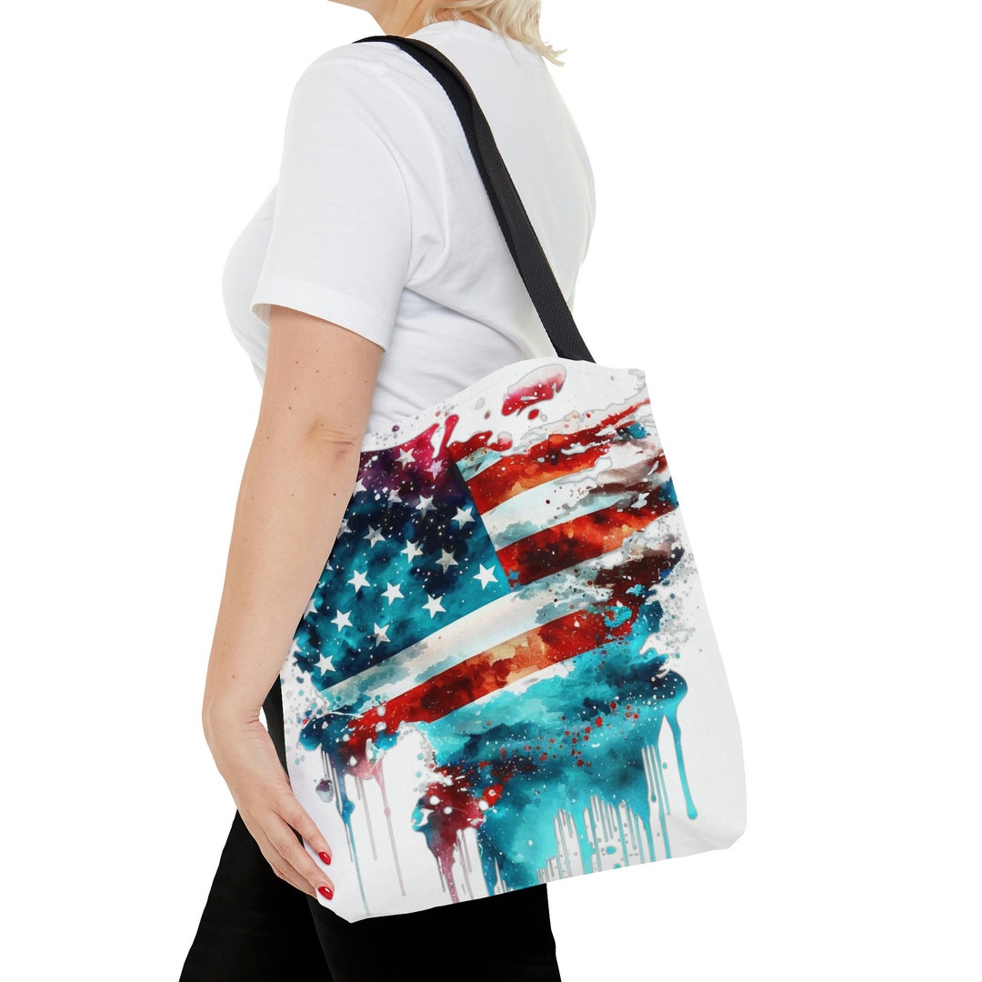 4th of July American Flag USA Spray Paint Dripping - Etsy