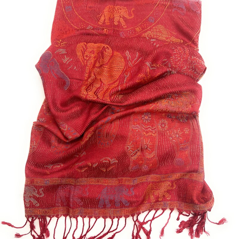 Indian Silk Scarf - Etsy