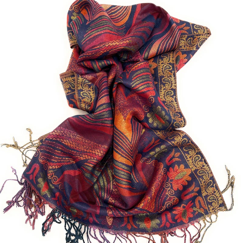 Rave Pashmina - Etsy