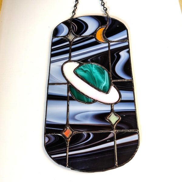 Stained Glass Planet - Etsy