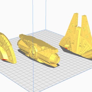 3D Printed Millennium Falcon - Etsy