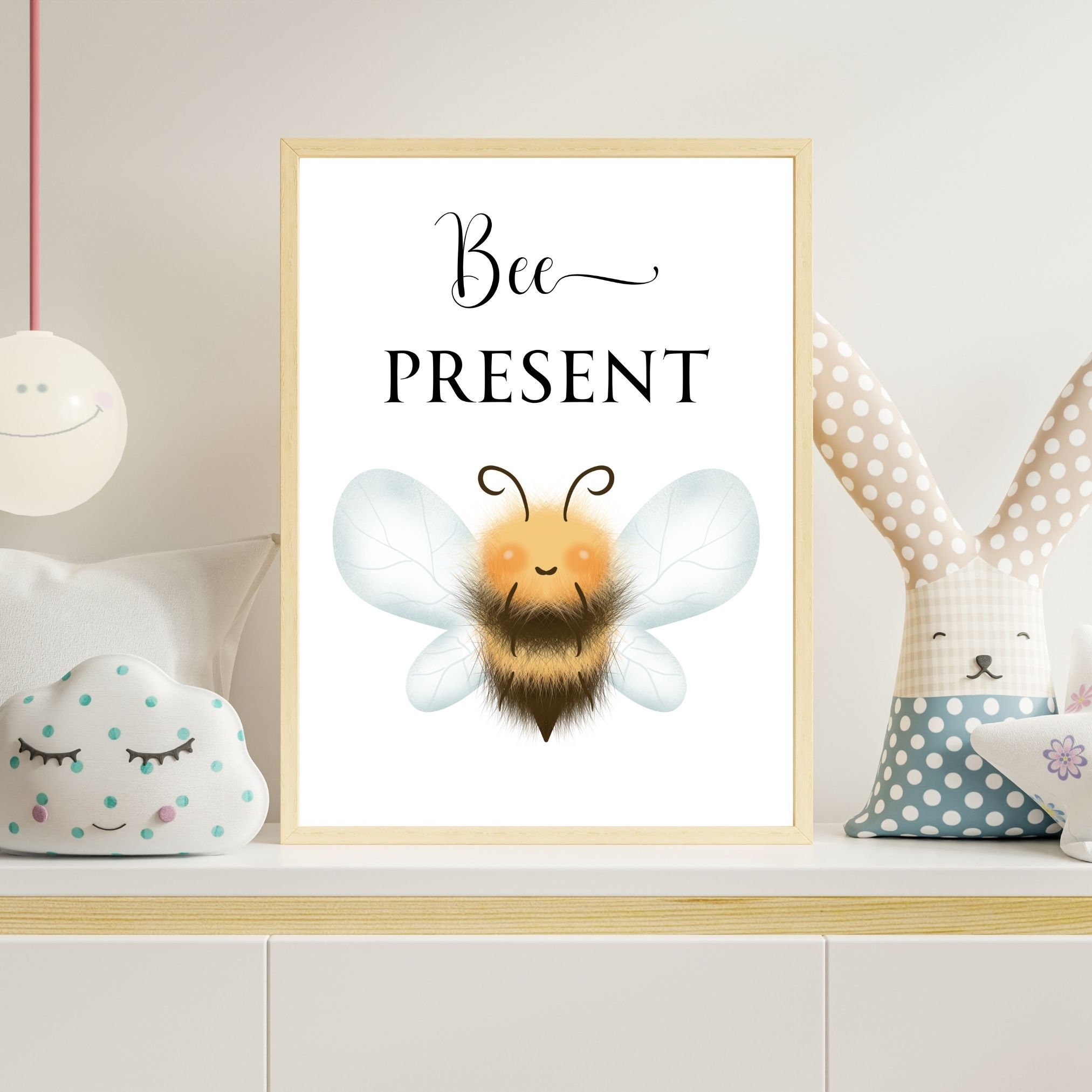 Set of 3 Inspirational Bumble Bee Prints for Nursery, Bedroom or ...
