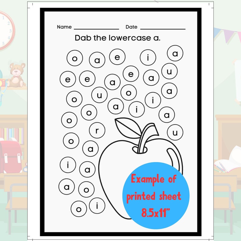Letter of the Week Worksheets Printable Preschool Curriculum - Etsy