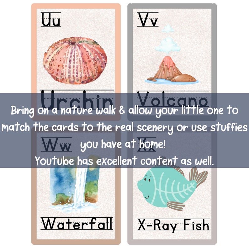 Printable ABC Flash Cards, Alphabet Classroom Decor, Toddlers Preschool ...