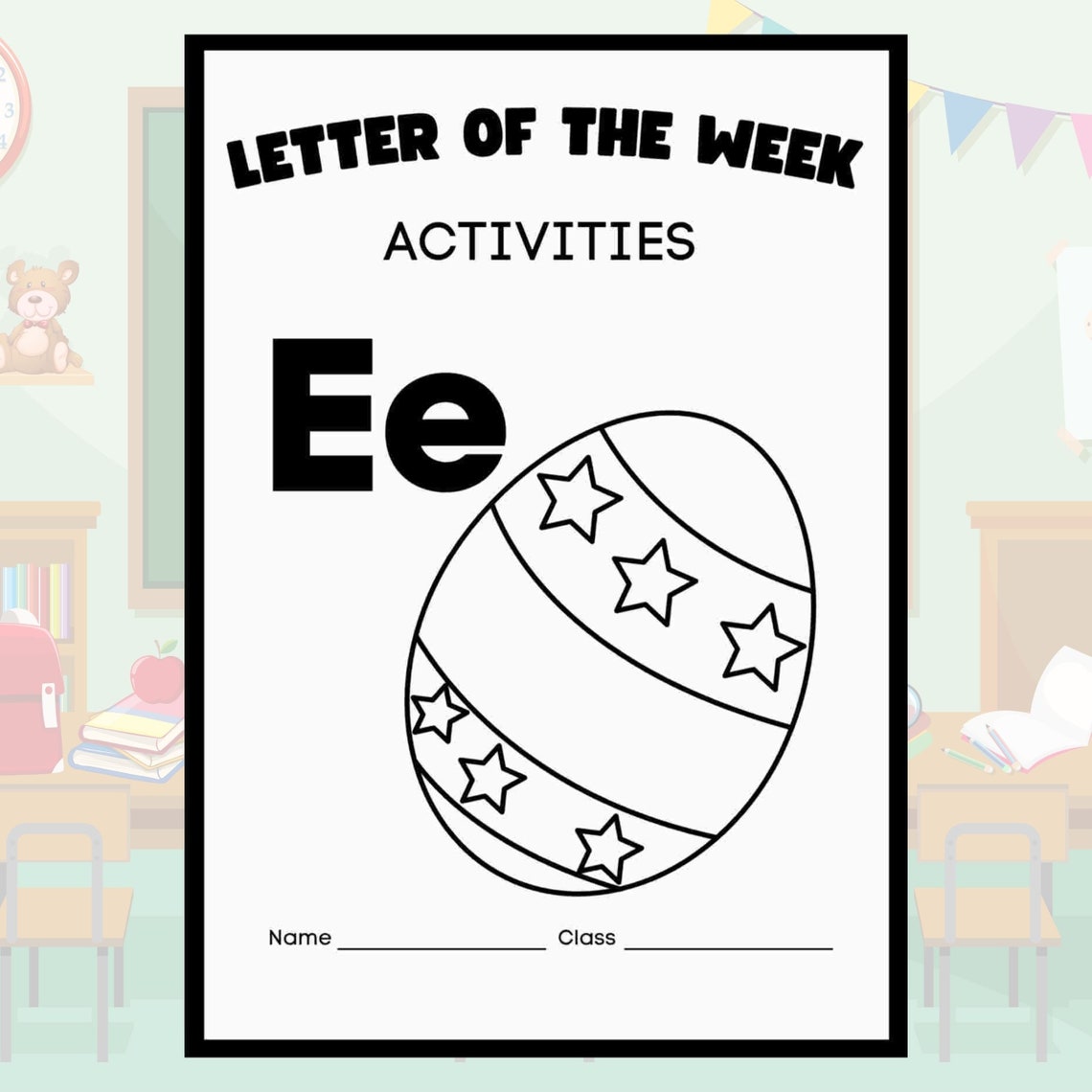 Letter of the Week Worksheets Printable Alphabet Busy Book - Etsy