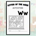 Letter of the Week Worksheets Printable, Preschool Curriculum, Alphabet ...