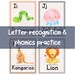 Printable ABC Flash Cards Bundle, Homeschool Classroom Decor, Toddlers ...