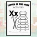 Letter of the Week Worksheets Printable, Preschool Curriculum, Alphabet ...