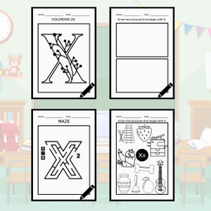 Letter of the Week Worksheets Printable, Preschool Curriculum, Alphabet ...