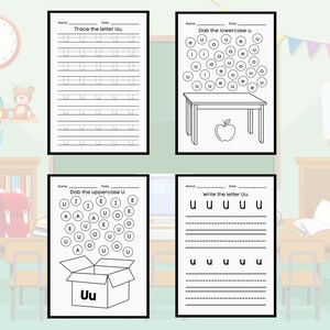 Letter of the Week Worksheets Printable, Preschool Curriculum, Alphabet ...