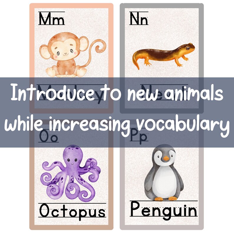 Printable Alphabet Flash Cards, Classroom Decor, Toddlers Preschool ...