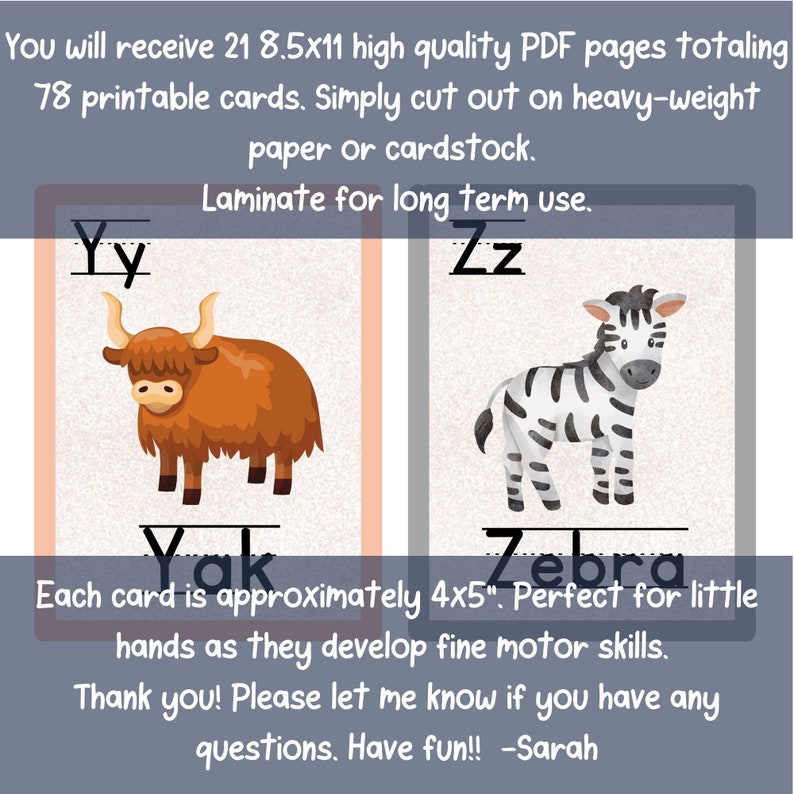 Printable ABC Flash Cards Bundle, Homeschool Classroom Decor, Toddlers ...