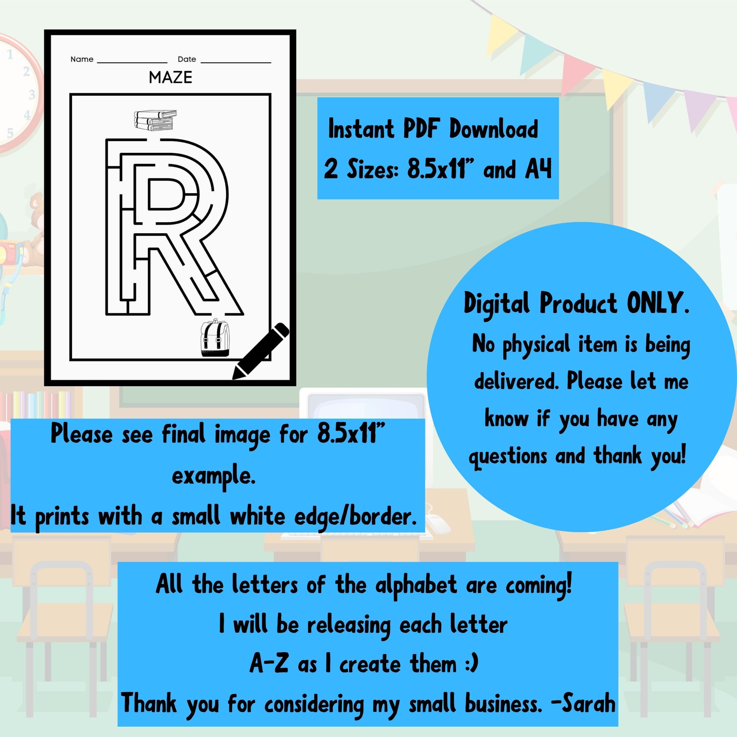 Letter of the Week Worksheets Printable, Preschool Curriculum, Alphabet ...