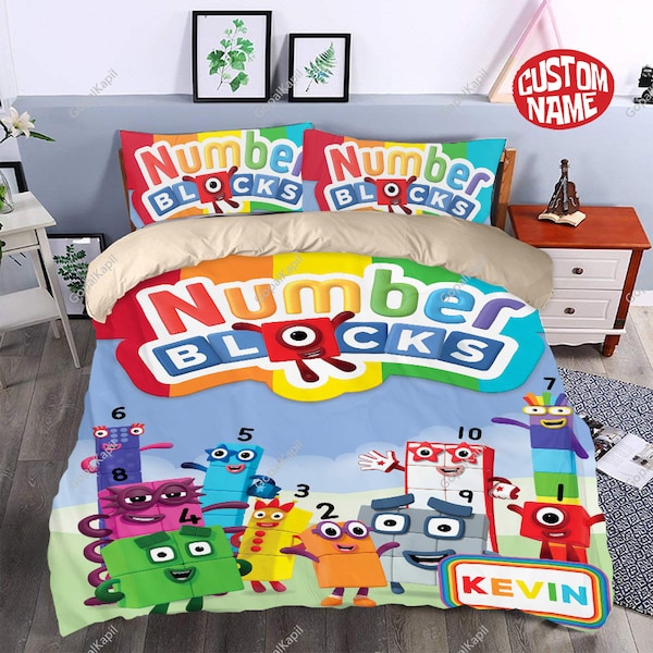Numberblocks Bedding Twin - Etsy