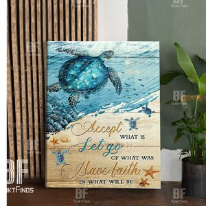 Turtle Painting, Under the Ocean, Accept What Is, Let Go of What Was ...