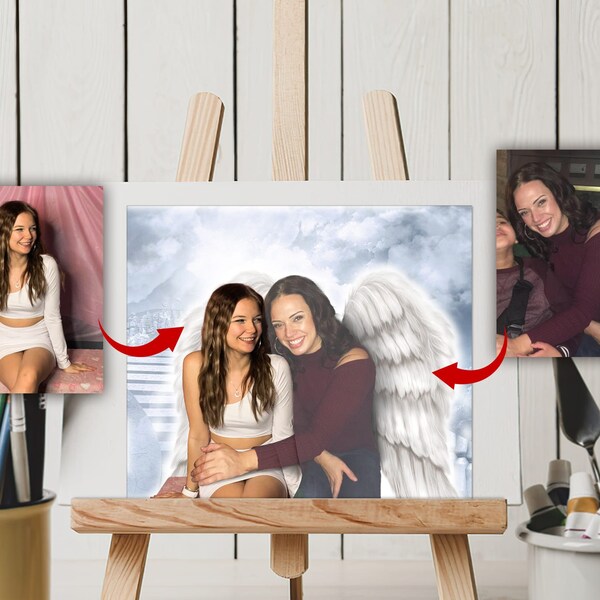 Family Portrait With Passed Loved One - Etsy
