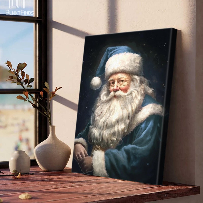 Santa Art Print - Etsy