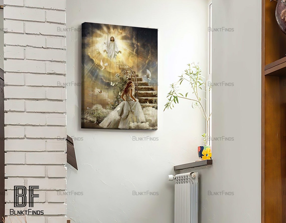 Beautiful Heaven, Holy Spirit Dove, Jesus Painting, Stair to Heaven ...