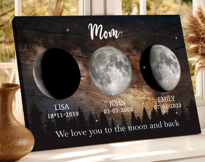 Black & White Dreamcatcher. Gothic Wreath. Moon Phase Wall Art. Crystal ...