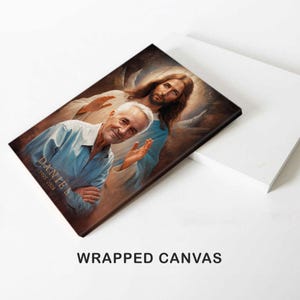 Custom Christian Memorial Canvas – Jesus & Loved One Tribute – Faith ...
