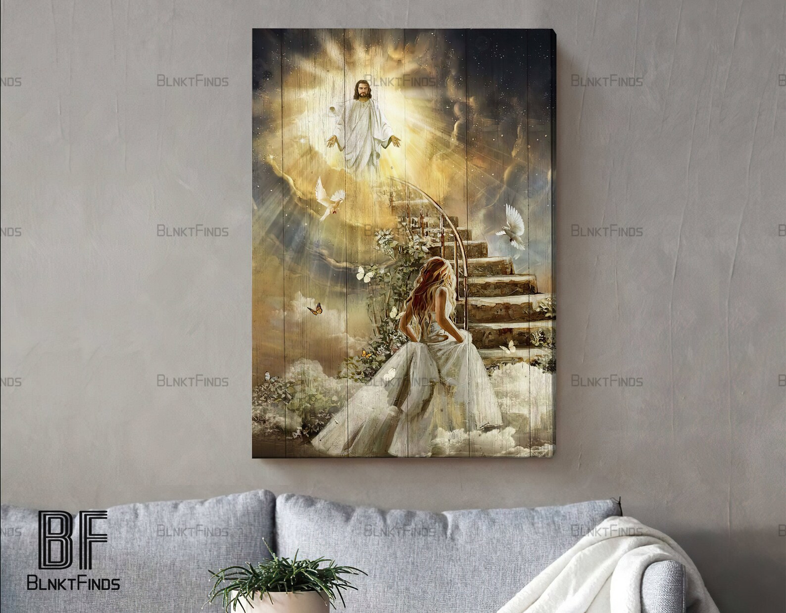 Beautiful Heaven, Holy Spirit Dove, Jesus Painting, Stair to Heaven ...