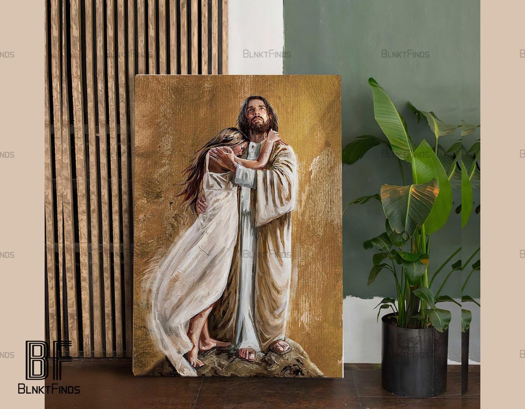 The Savior, Jesus Hug, Jesus Painting, in the Arms of His Love, Jesus ...