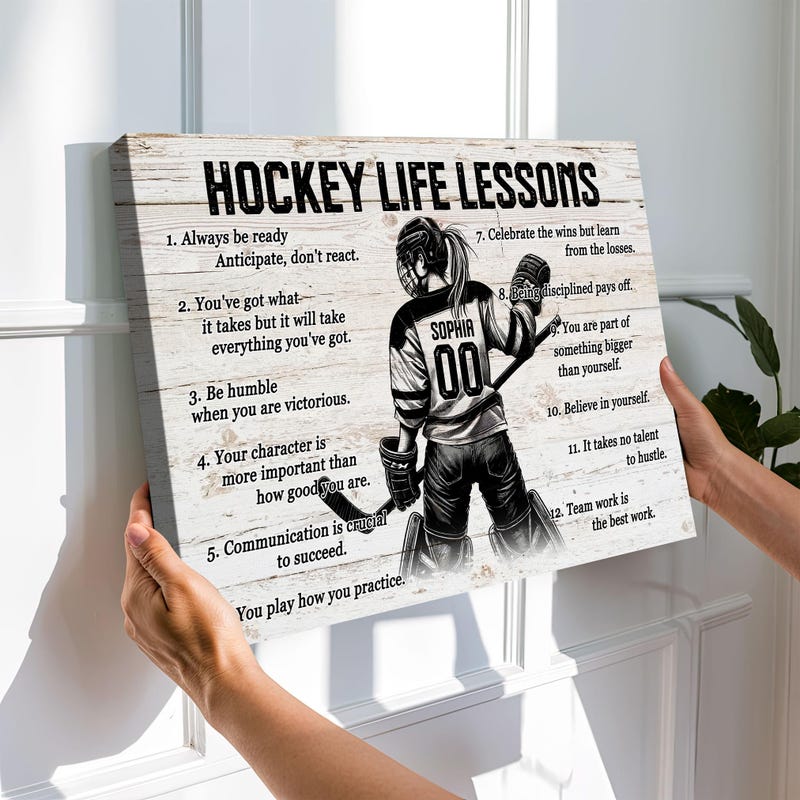 Hockey Poster - Etsy