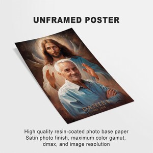 Custom Christian Memorial Canvas – Jesus & Loved One Tribute – Faith ...