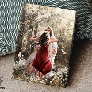 Jesus Painting, Little Girl Drawing, Into the Arms of Jesus, Beautiful ...