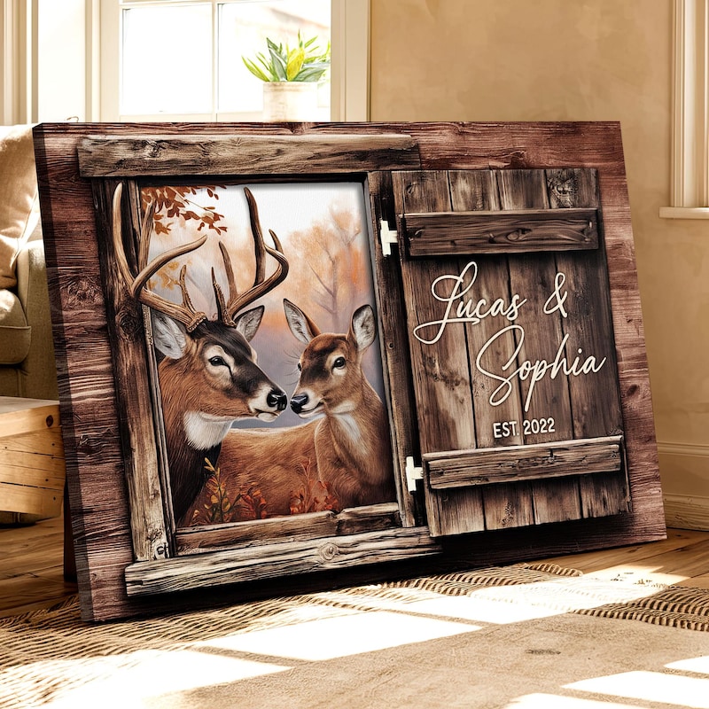 Rustic Couple Wall Art - Etsy