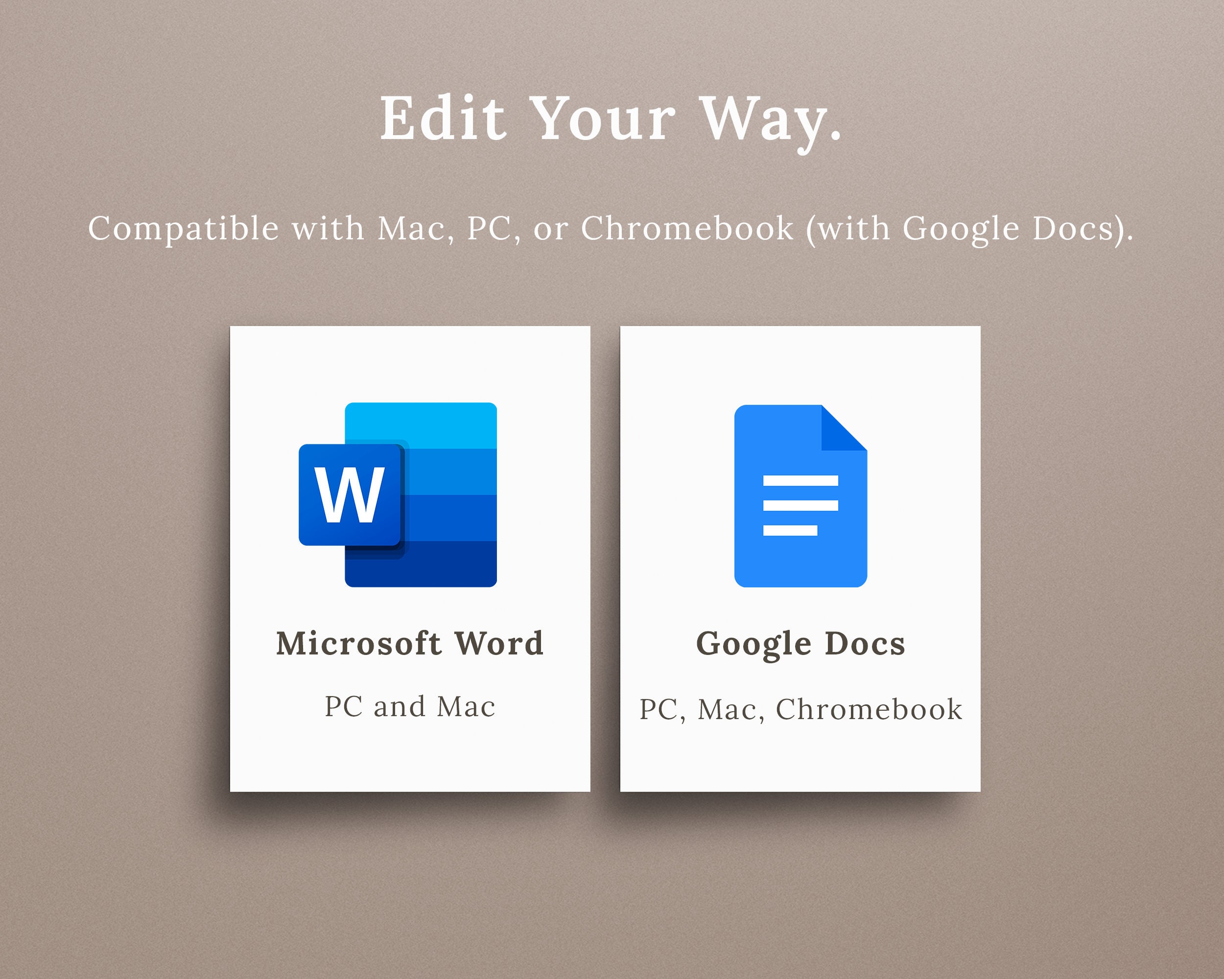 Functional Skill-based Resume Template for Google Docs and Word Clean ...