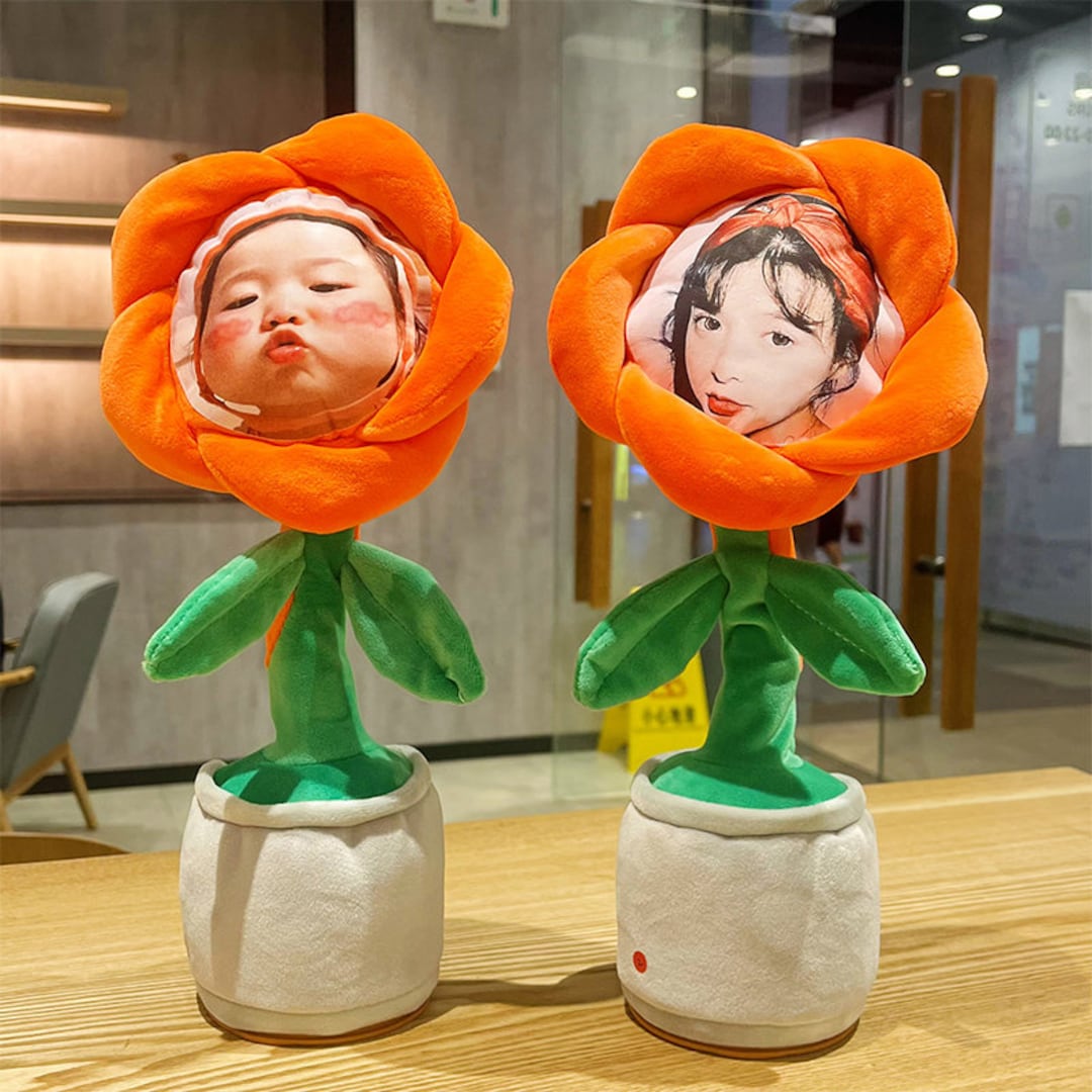 Dancing Flower Toy Enchanting Flower Custom Image Singing - Etsy