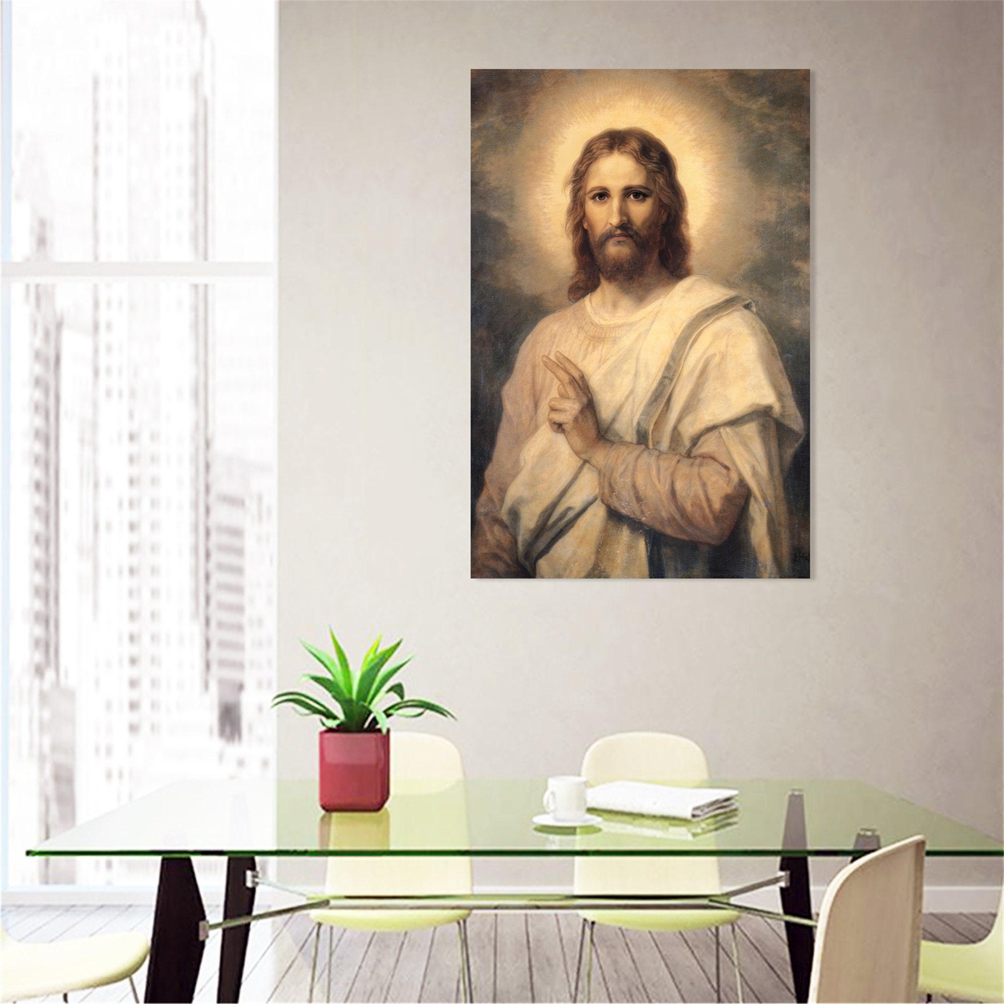 Religious Canvas Paintings Jesus Christ Art Prints Heinrich Hofmann ...