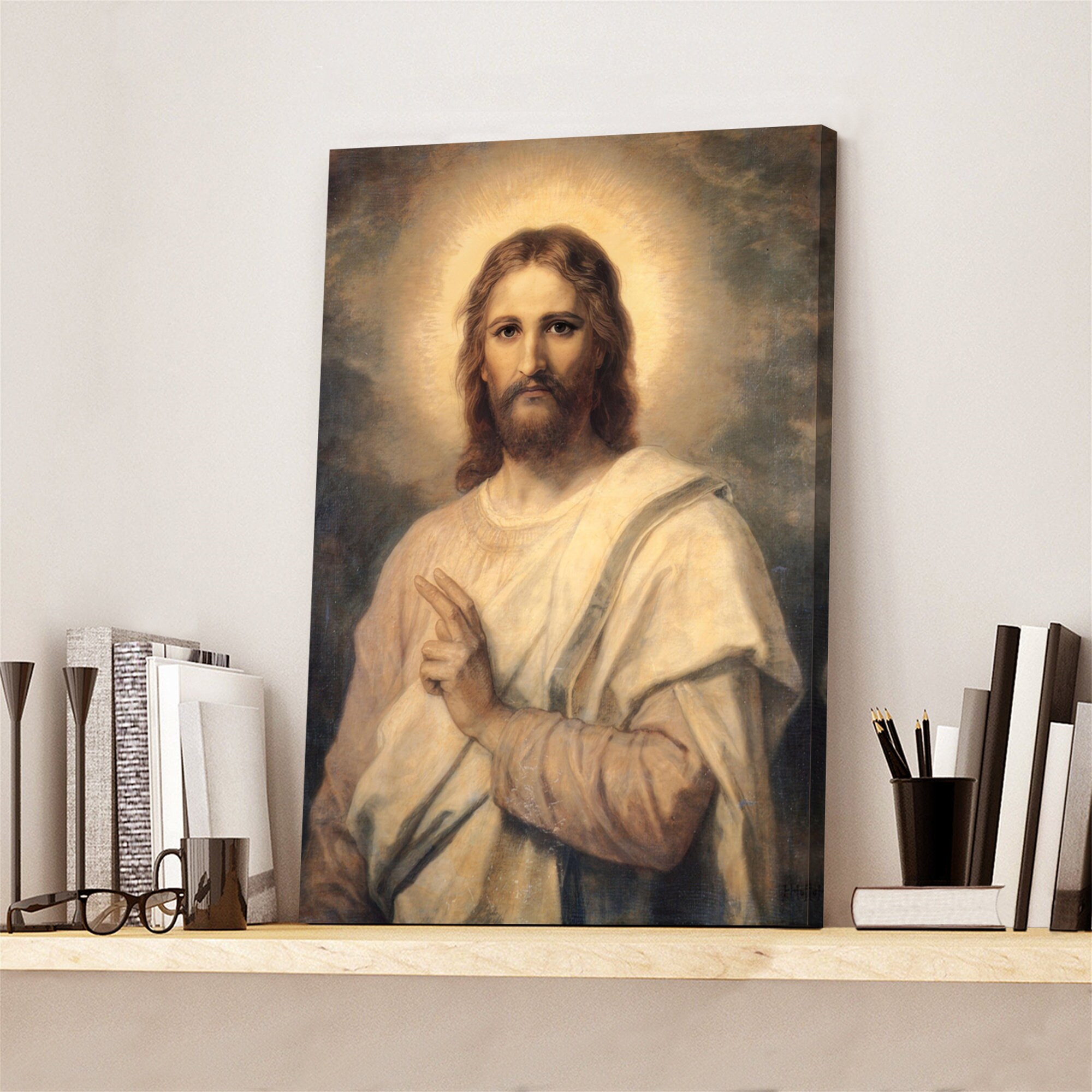 Religious Canvas Paintings Jesus Christ Art Prints Heinrich Hofmann ...