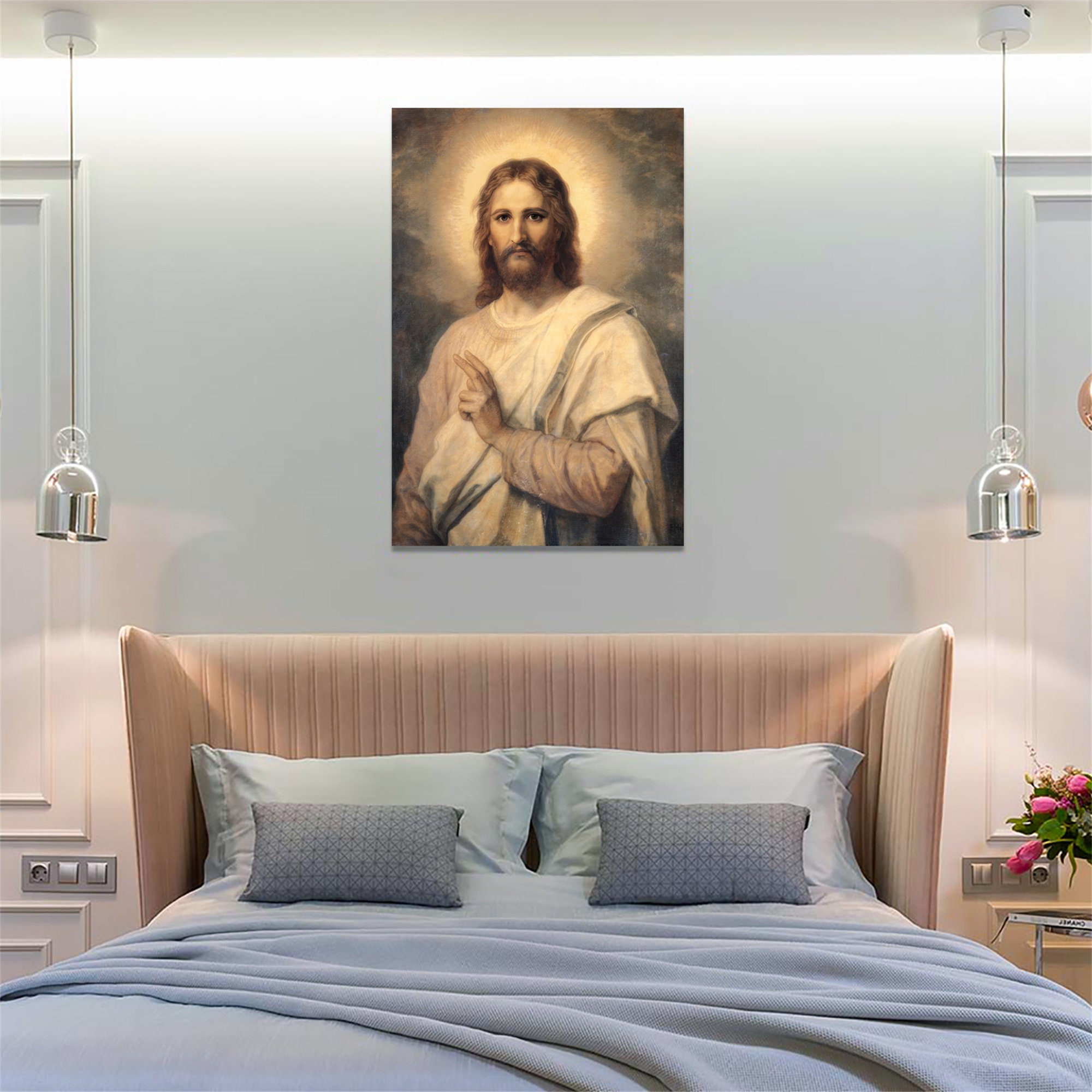 Religious Canvas Paintings Jesus Christ Art Prints Heinrich Hofmann ...