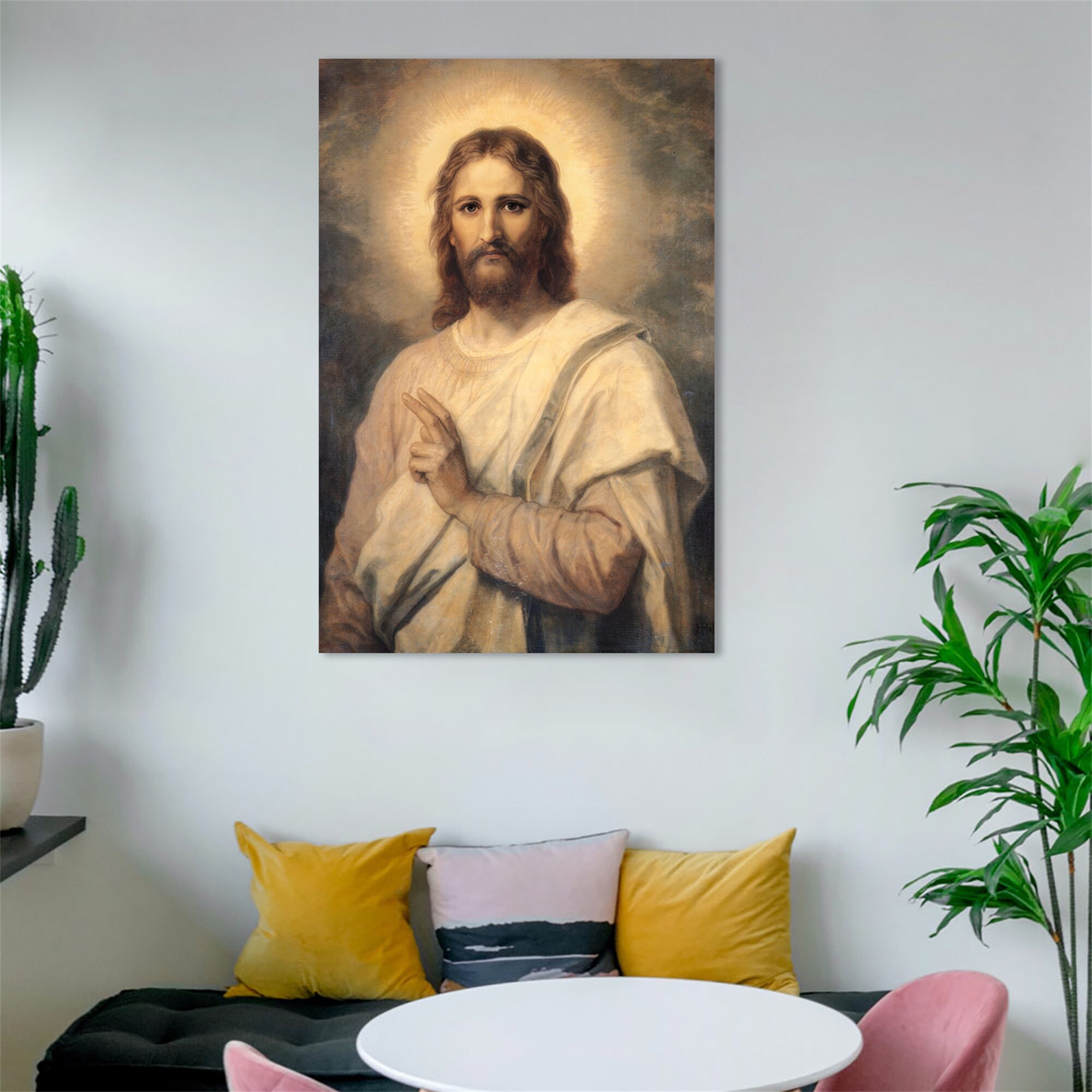 Religious Canvas Paintings Jesus Christ Art Prints Heinrich Hofmann ...