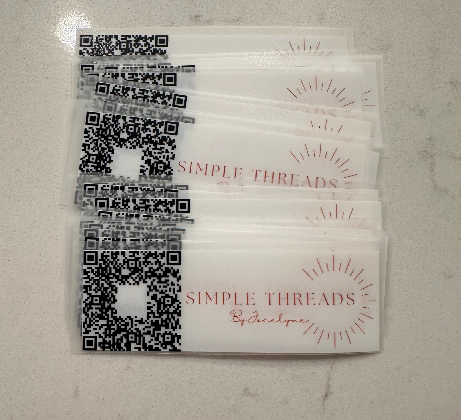 DTF Branding Logo With QR Code Branding for Shirts Clothing Tags Shirt ...