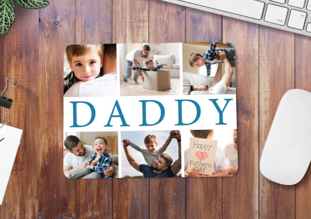 Custom Fathers Day Mouse Pad | Fathers Day| Father's Day Gift | FAST ...