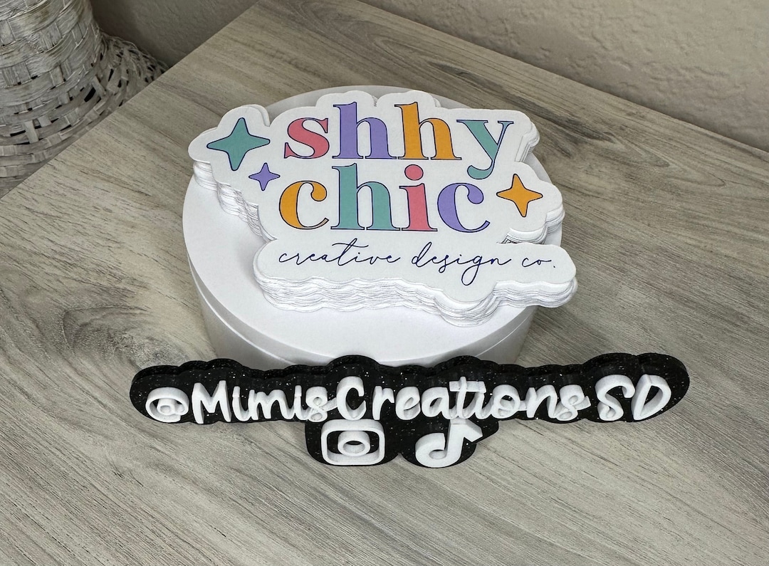 PRINT Business Custom Stickers | Logo Stickers | Social Media Marketing ...