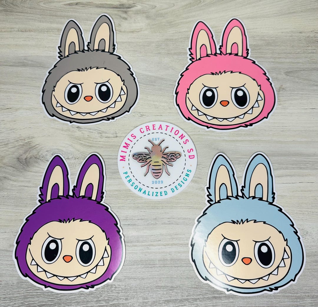 Labubu | UV + Water Resistant Labubu Decals | Labubu| Sticker | - Etsy