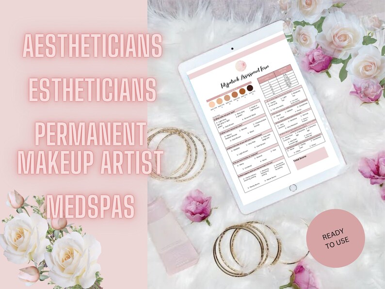 Fitzpatrick Assessment Template Customizable and Editable, Instant ...