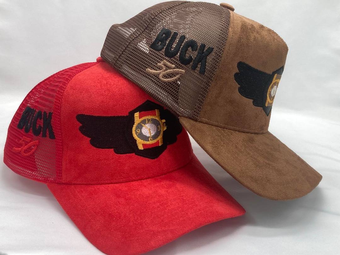Custom Embroidered Trucker Hat/custom Design/faux Leather - Etsy