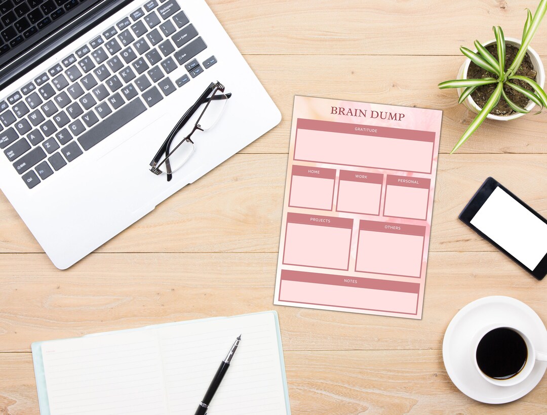 Brain Dump Planner, Digital Planner, Goodnotes Planner, iPad Planner ...