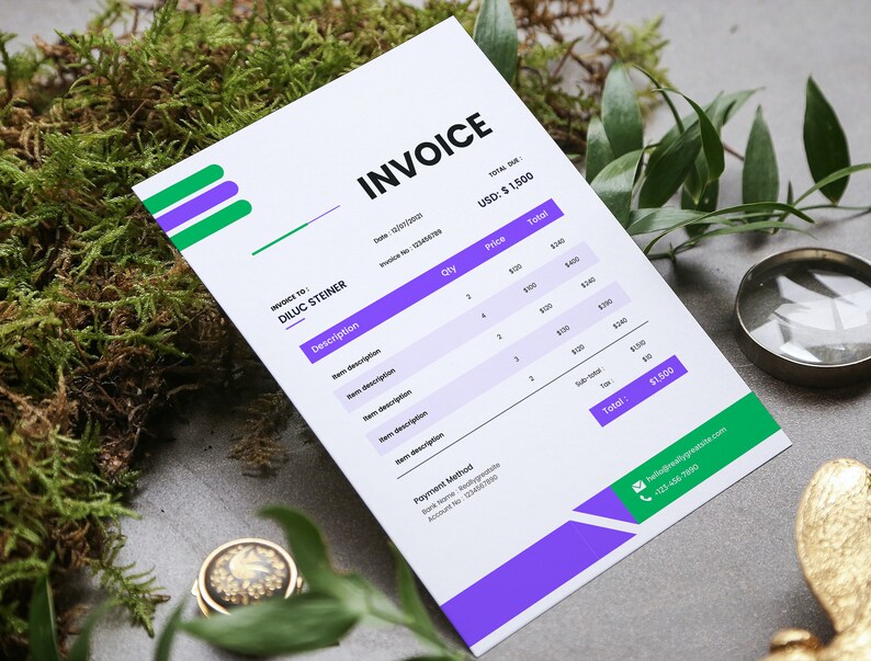 Invoices Redefined: Personalize Receipts in Minutes - Etsy