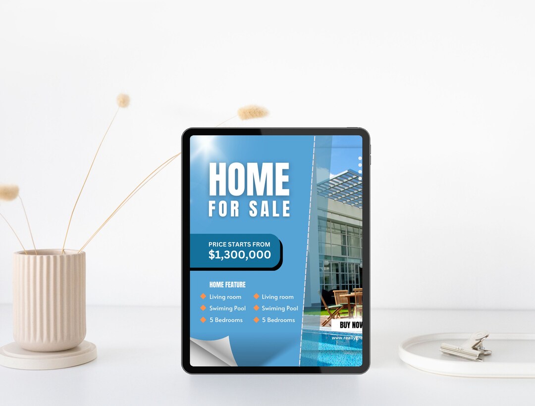 Luxury Modern Real Estate Ad Templates, New Property Ad Template ...