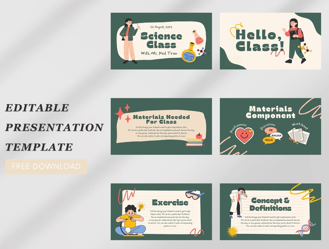 Playful Colorful Kids Science Class Presentation | Minimal E-learning ...