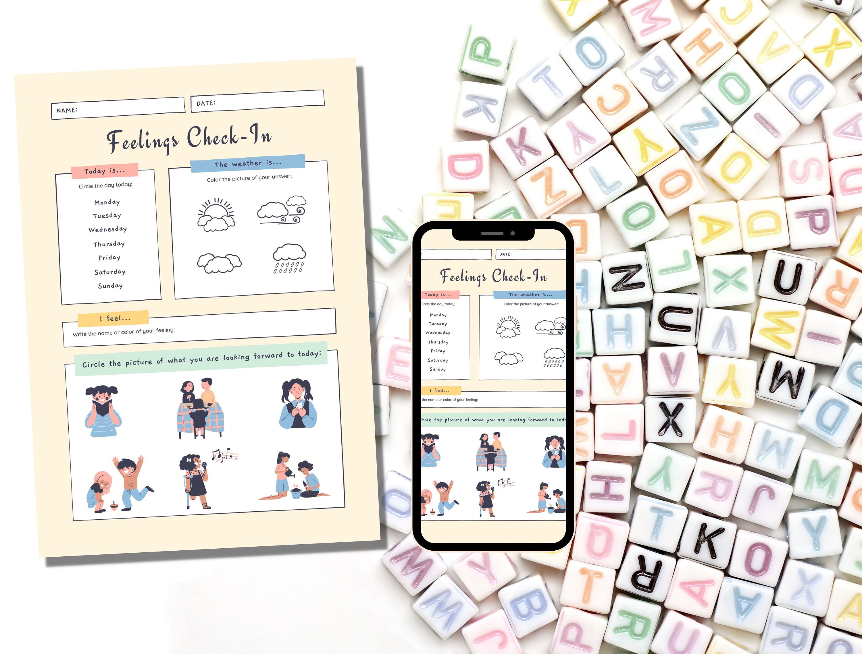 Worksheet Bundle, Preschool Worksheets, Editable Worksheets, Homeschool ...