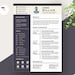Resume Template | Digital Product | Digital Download | Modern CV ...