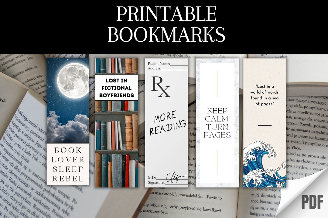 Printable Bookmarks Bookmarks Printable Cute Bookmarks for - Etsy Australia